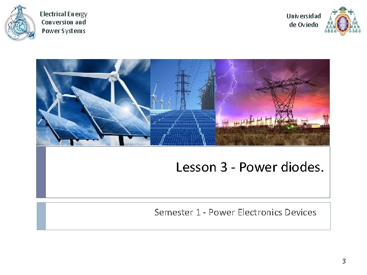 Electrical Energy Conversion and Power Systems Universidad de