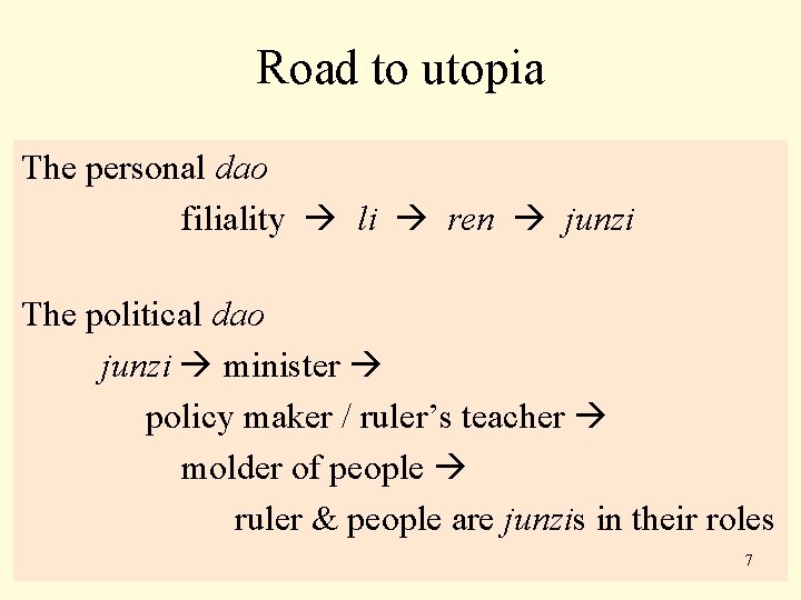 Class agenda 1 The major themes of early