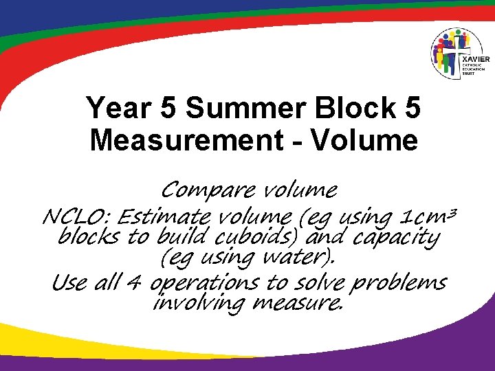 Year 5 Summer Block 5 Measurement Volume What
