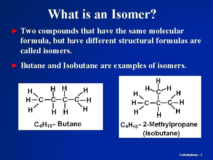 Carbohydrates Properties Controlled by Structure By Joseph A