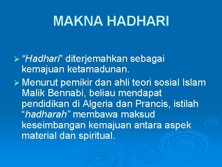 BAB 9 ISLAM HADHARI DAN HUBUNGAN ETNIK Objektif