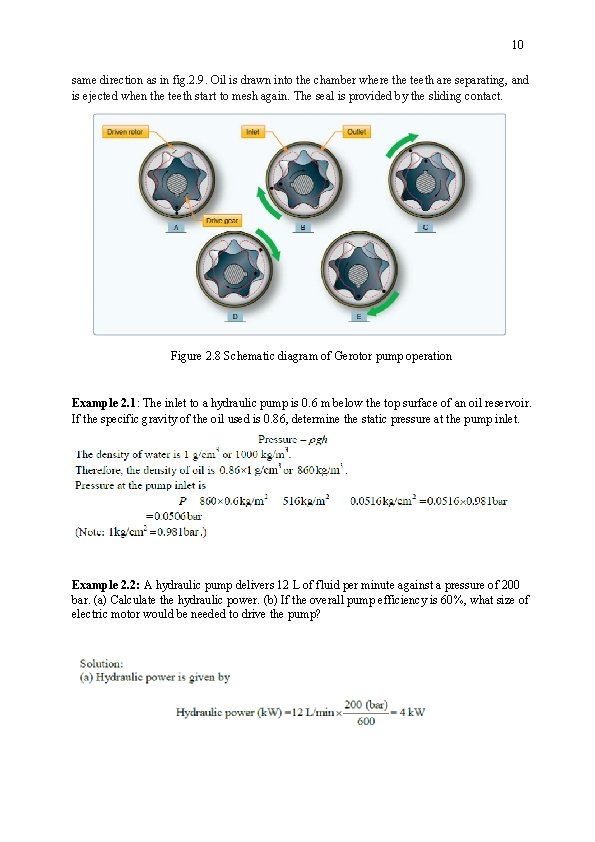 1 Lecture 2 Hydraulic Pump 2 1 Basic