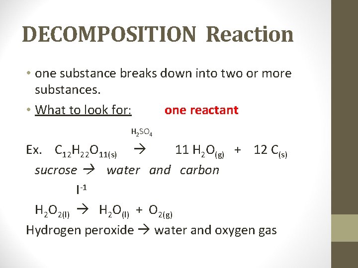 CHEMICAL REACTIONS HELPFUL HINTS Symbols you should know