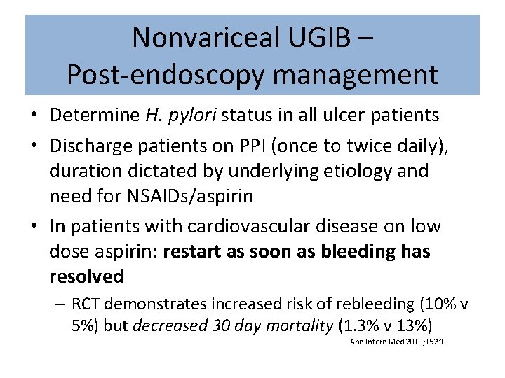 Practical Approach to Acute Gastrointestinal Bleeding Christopher S