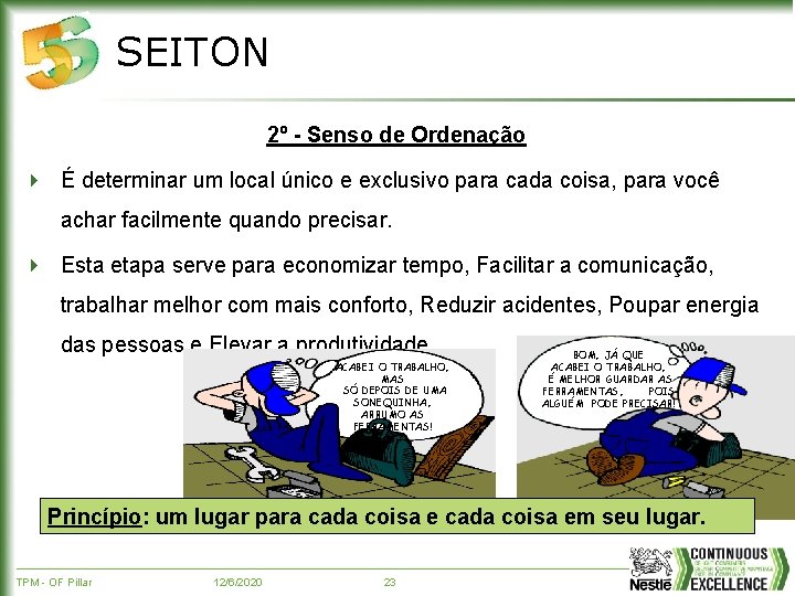 Nestl Continuous Excellence Grupo de Trabalho RH Lean