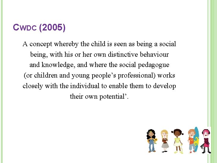 WHATS IN A NAME SOCIAL PEDAGOGY AND WORK