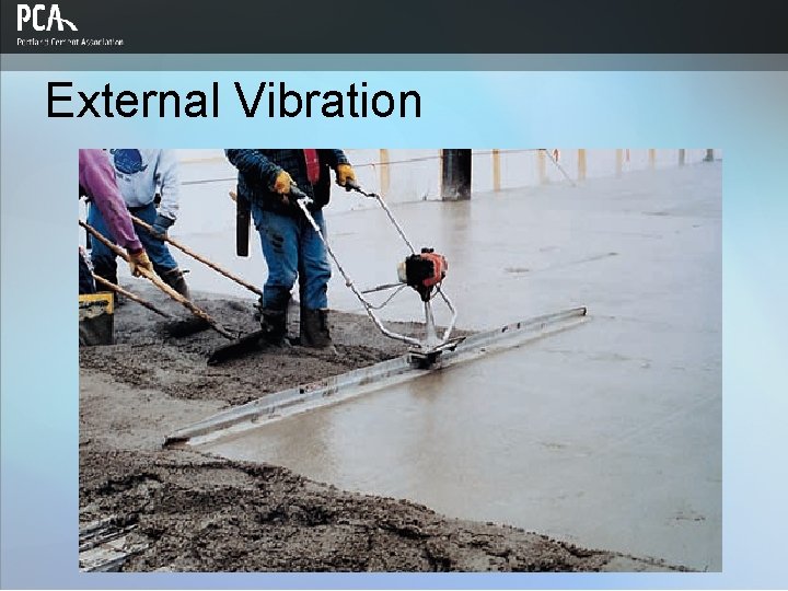 Placing and Finishing Concrete Design and Control of