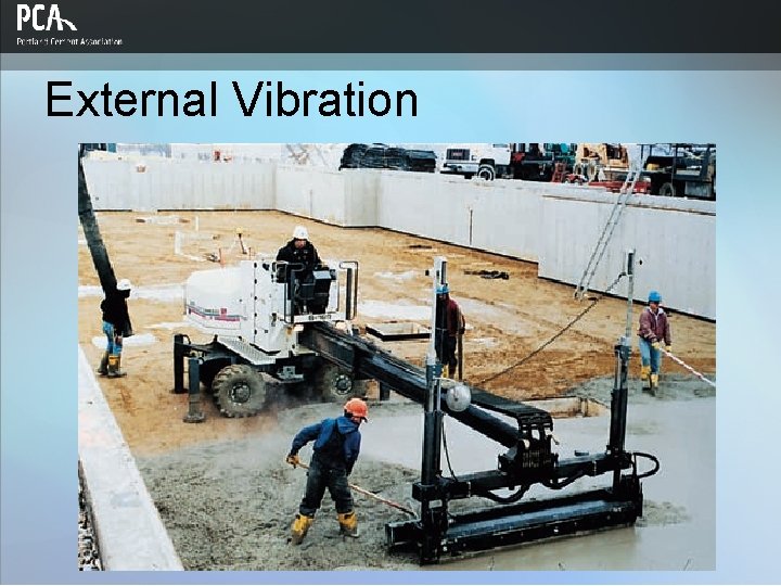 Placing and Finishing Concrete Design and Control of