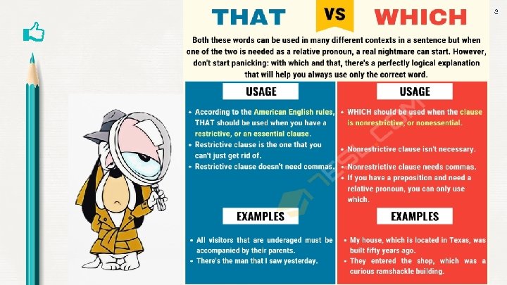 WHICH vs THAT ENGLISH CLASS VI Teacher Pedro