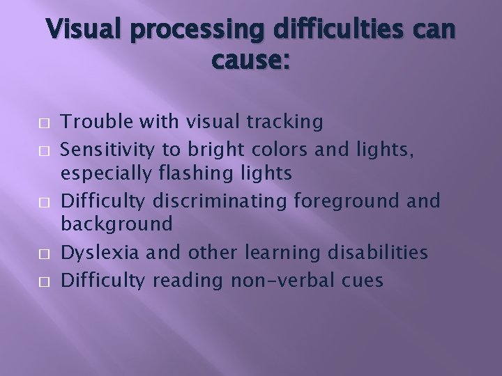 Sensory Processing Disorder Impact on a Childs Behavior