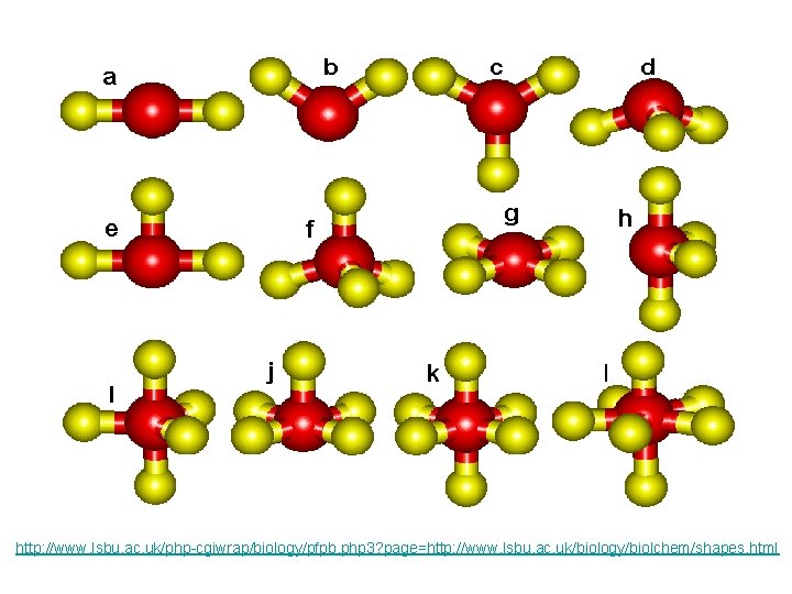 CHEMSHEETS SHAPES OF MOLECULES Chemsheets AS 1025 07