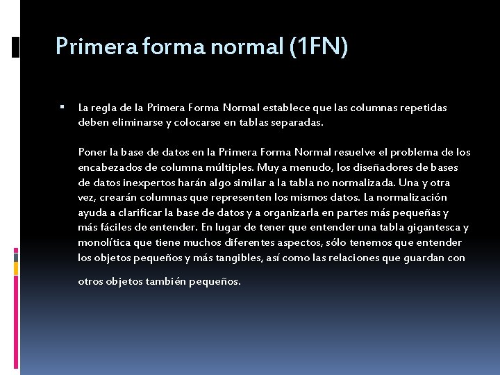 Normalizacin de la Base de Datos Elizabeth Agudelo