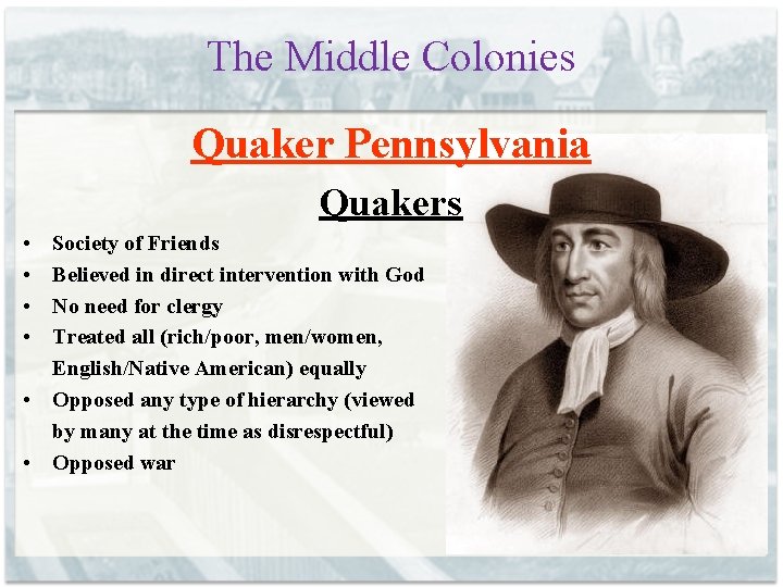 CHAPTER 3 The Emergence of Colonial Societies 1625