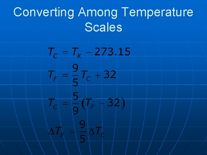 Thermal Physics n Thermal physics is the study