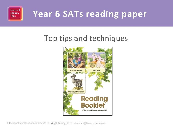Year 6 SATs reading paper Top tips and