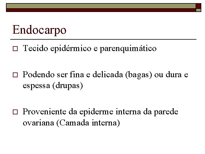 Fruto Fruto o Conceito Ovrio desenvolvido o Funo