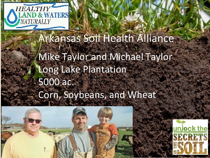 Arkansas Soil Health Alliance Presented by Keith Scoggins