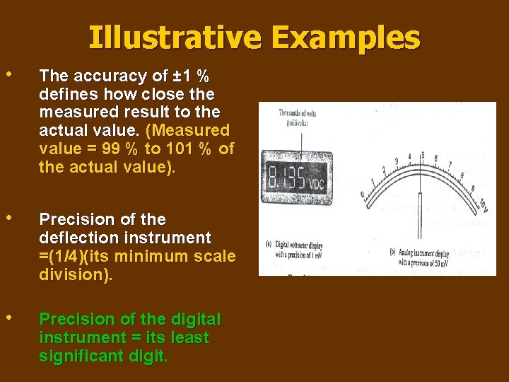 CHAPTER TWO Measurement Errors Objectives Explain the various