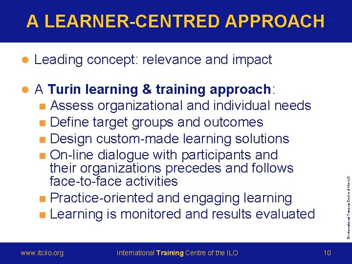 International Training Centre of the ILO Turin Italy