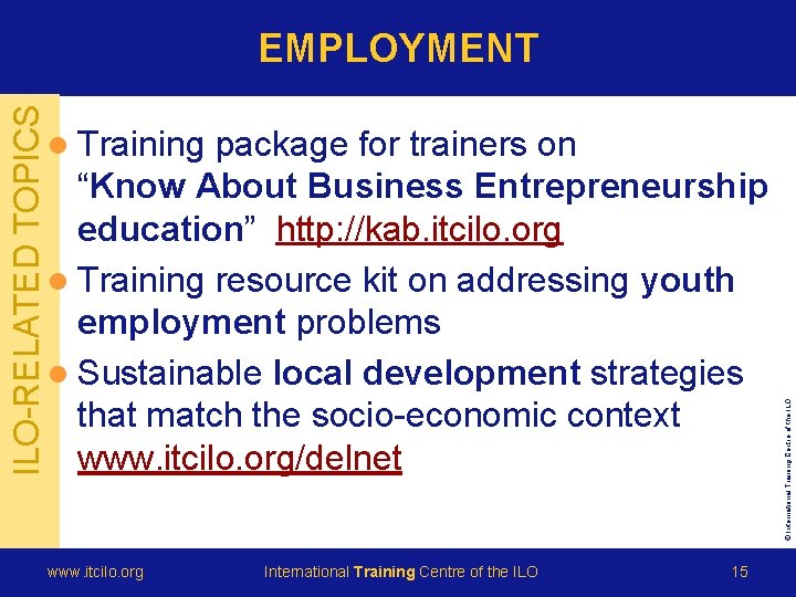 International Training Centre of the ILO Turin Italy