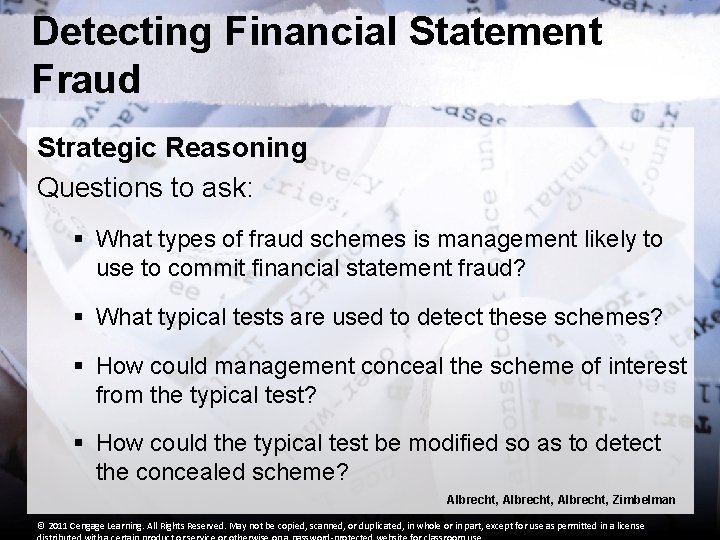 Fraud Examination 4 E Chapter 11 Financial Statement
