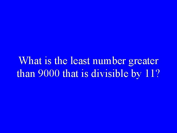 MATHCOUNTS 2000 State Competition Countdown Round How many