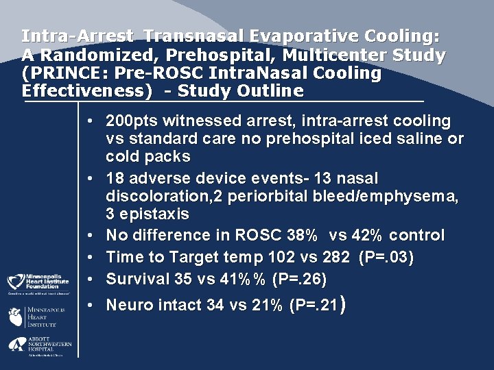 CRT 2011 Cool New Therapies for Cardiac Arrest