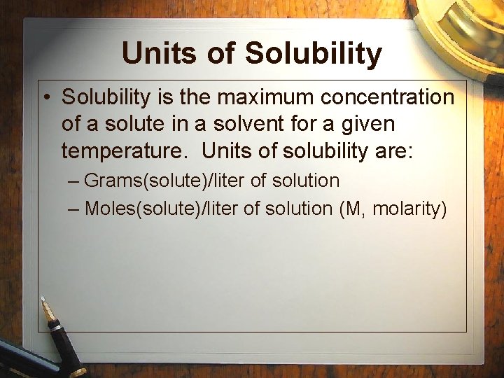 Unit 3 Solubility Equilibrium Chemists have Solutions Quiz