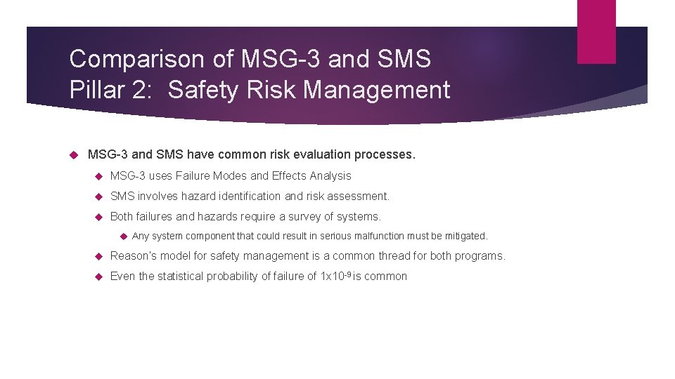 Aviation Safety Management Systems A comparative analysis between