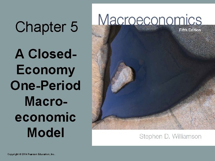 Chapter 5 A Closed Economy OnePeriod Macroeconomic Model