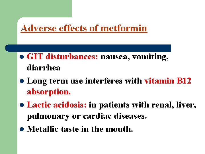 Oral hypoglycemic drugs Prof Hanan Hagar Objectives By