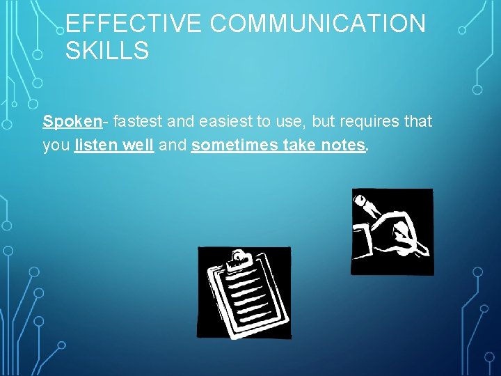 EFFECTIVE COMMUNICATION SKILLS Ingrid Tugwell 843 529 0098