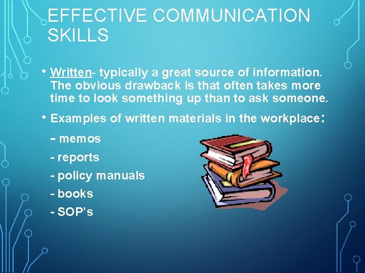 EFFECTIVE COMMUNICATION SKILLS Ingrid Tugwell 843 529 0098