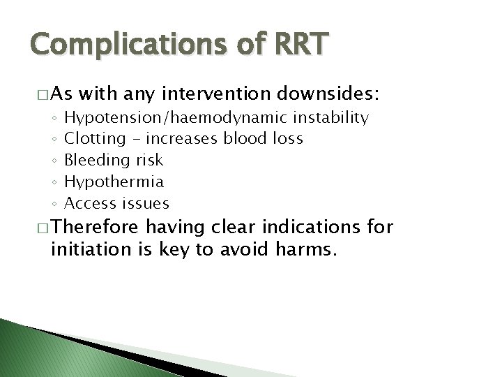 Journal Club Initiation Strategies for Renal Replacement Therapy