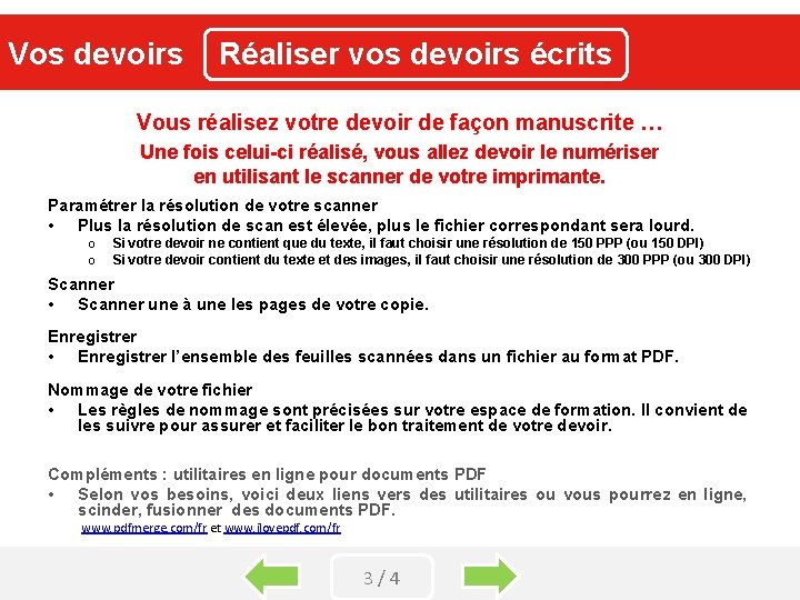 Copies En Ligne CEL TUTORIEL INTERACTIF www cned