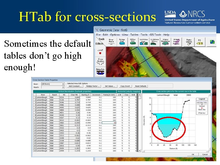 Hec RAS for NRCS Unsteady Flow Debugging Hec