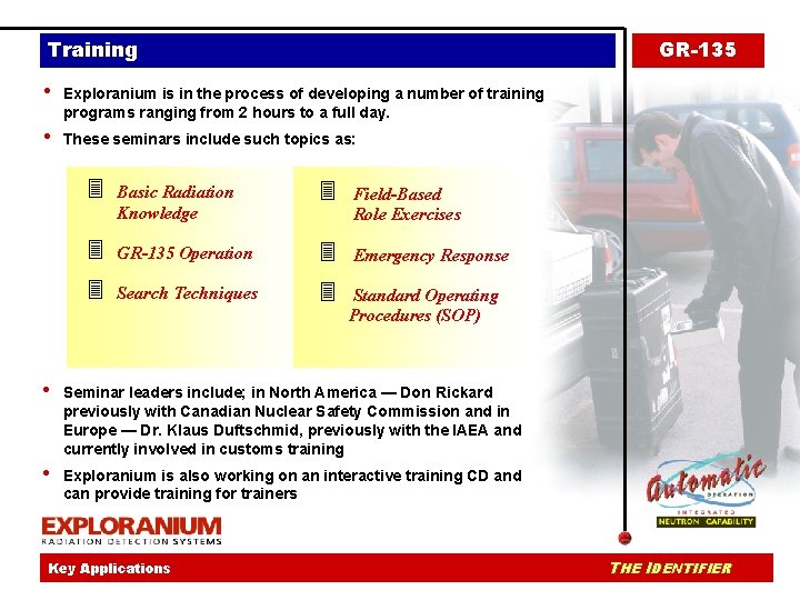First Level Response Complete Radiation Protection GammaNeutron Search