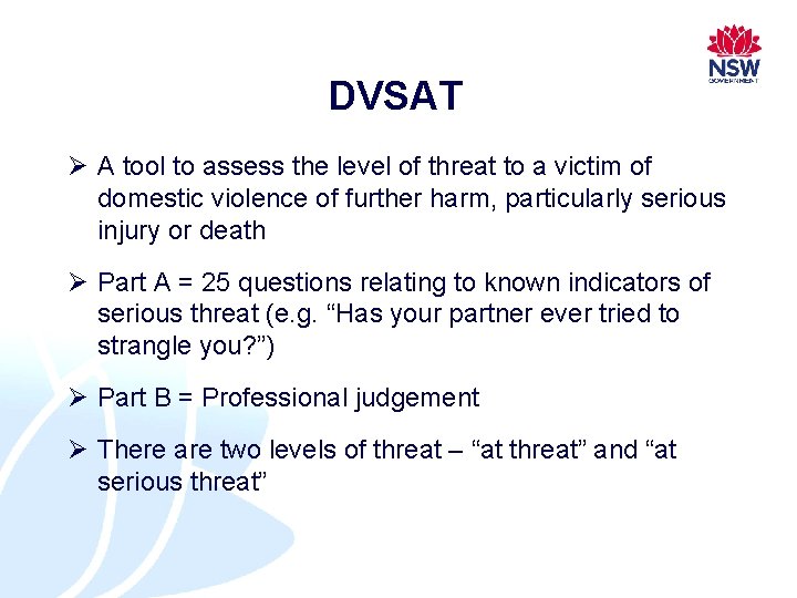 Safer Pathway and legislative reform An overview of