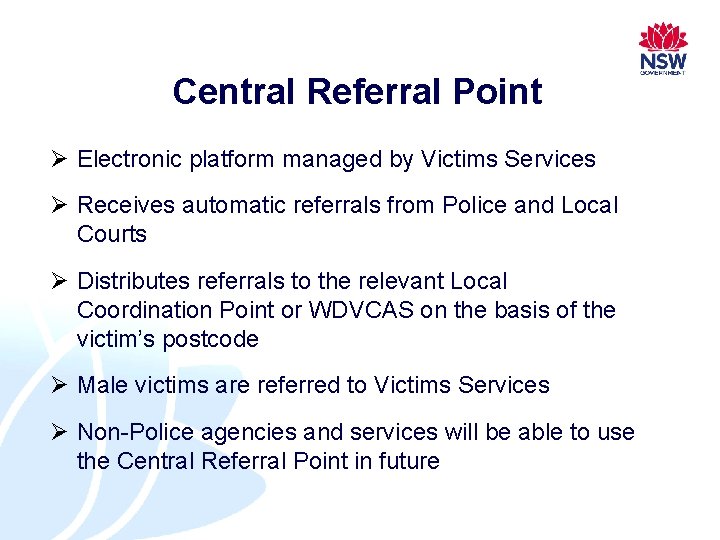 Safer Pathway and legislative reform An overview of