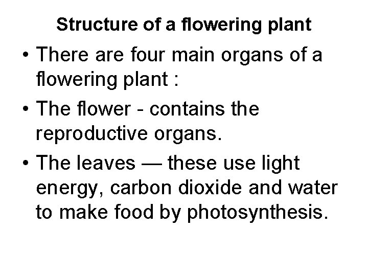 Reproduction in plants How are new plants formed