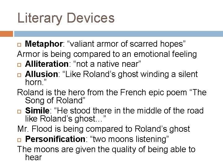 MR FLOODS PARTY BY EDWIN ARLINGTON ROBINSON Presenters