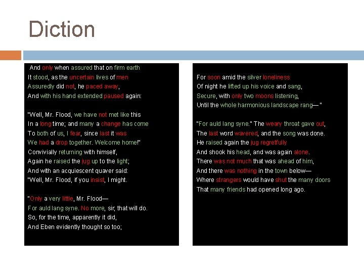 MR FLOODS PARTY BY EDWIN ARLINGTON ROBINSON Presenters