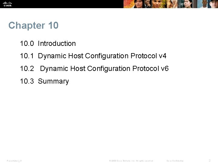 Chapter 10 DHCP Routing and Switching Essentials PresentationID