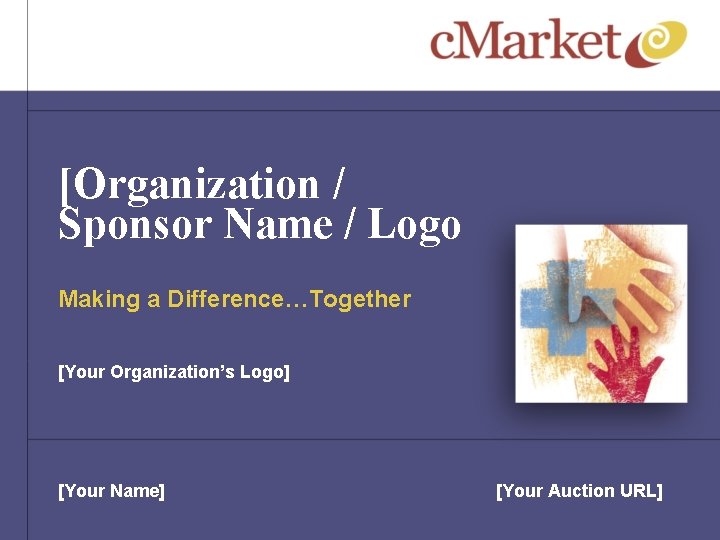 Organization Sponsor Name Logo Making a DifferenceTogether Your