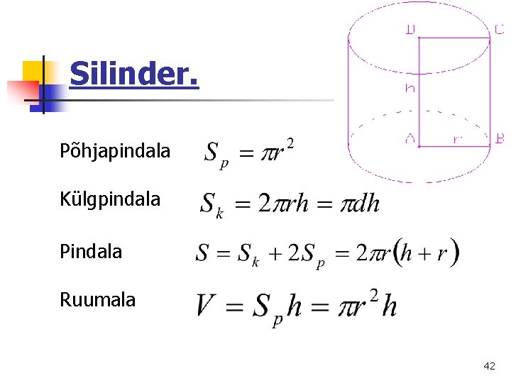 IX Geomeetria tasandil ja ruumis Taimi TammVask Phioskused