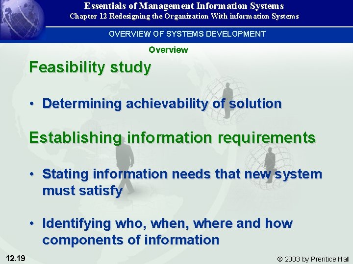 Chapter 12 REDESIGNING THE ORGANIZATION WITH INFORMATION SYSTEMS