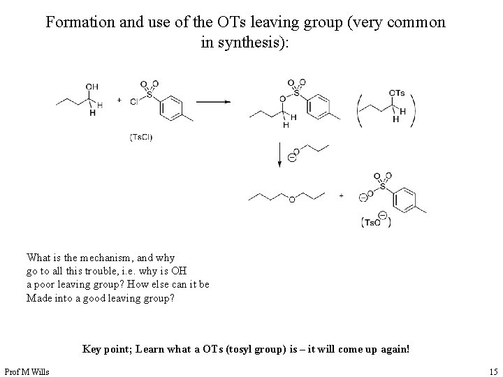 Organic Chemistry year 1 2008 2009 Professor Martin