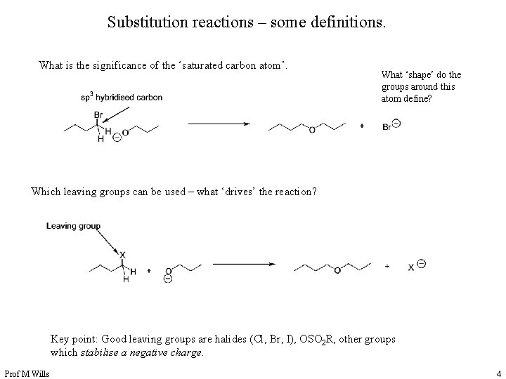 Organic Chemistry year 1 2008 2009 Professor Martin