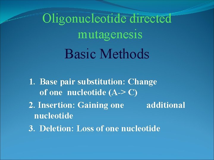 What Is a Mutation Genetic information is encoded