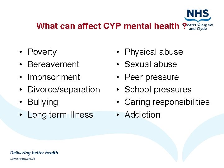 Basic Mental Health Awareness Children young people 1